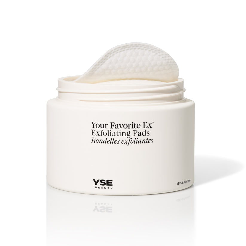Facial Exfoliating Pads - with Glycolic Acid & PHAs - YSE Beauty