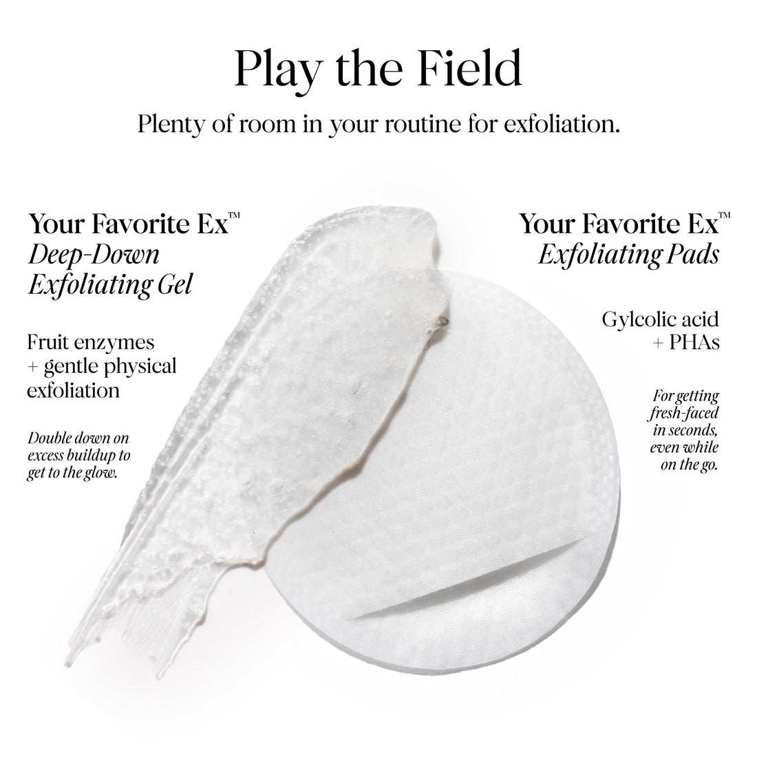 Facial Exfoliating Pads - with Glycolic Acid & PHAs - YSE Beauty