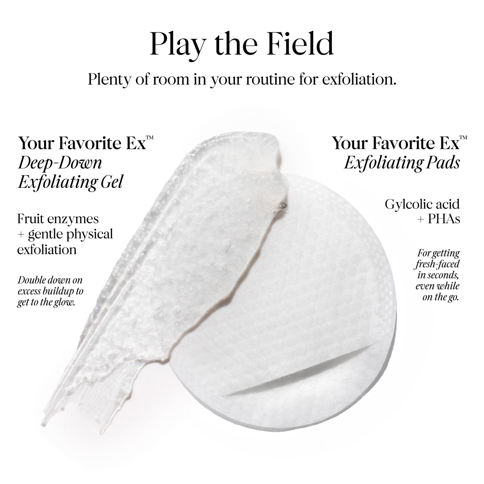 Facial Exfoliating Pads - with Glycolic Acid & PHAs - YSE Beauty